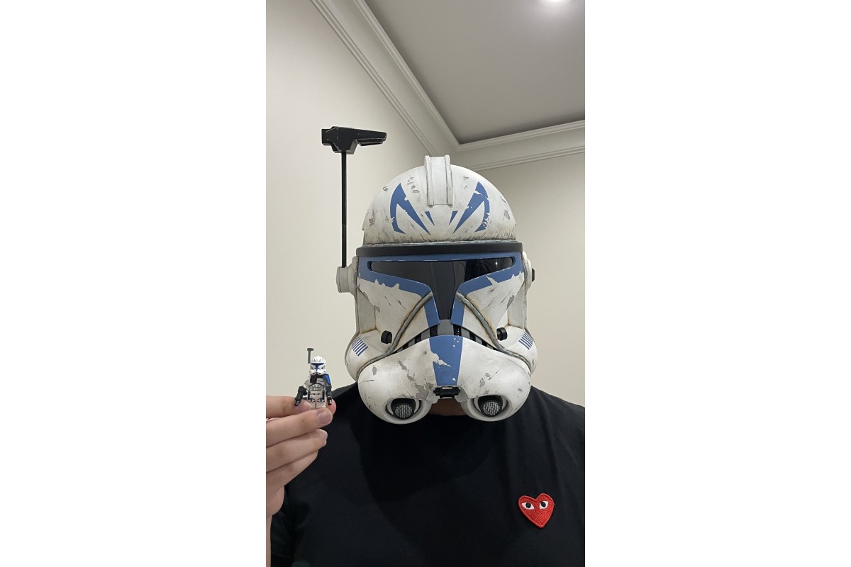 Captain Rex 501st Legion Clone Trooper Phase 2 Helmet ROTS | Premium ...