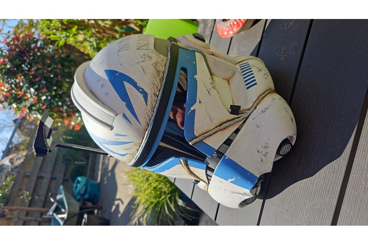 Captain Rex 501st Legion Clone Trooper Phase 2 Helmet ROTS | Premium ...