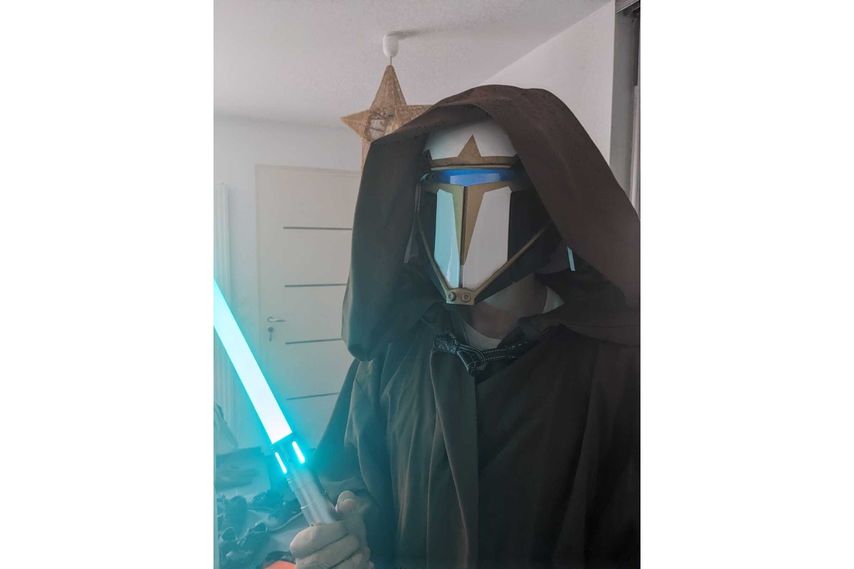 Custom Inquisitor Helmet (Jedi Style) | SamoilovART